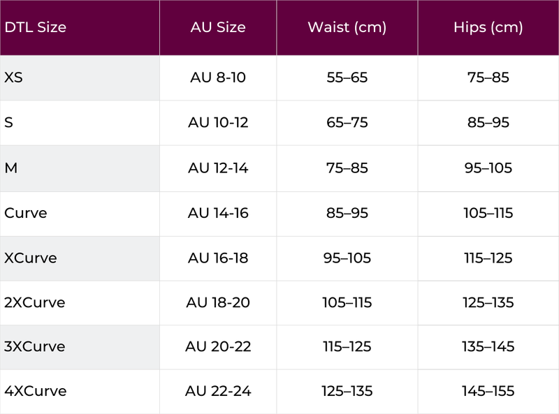 Size Guide – Duke The Label